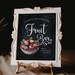 Fruit Bar - Fruit Station Sign - Farmers Market - Chalkboard ...