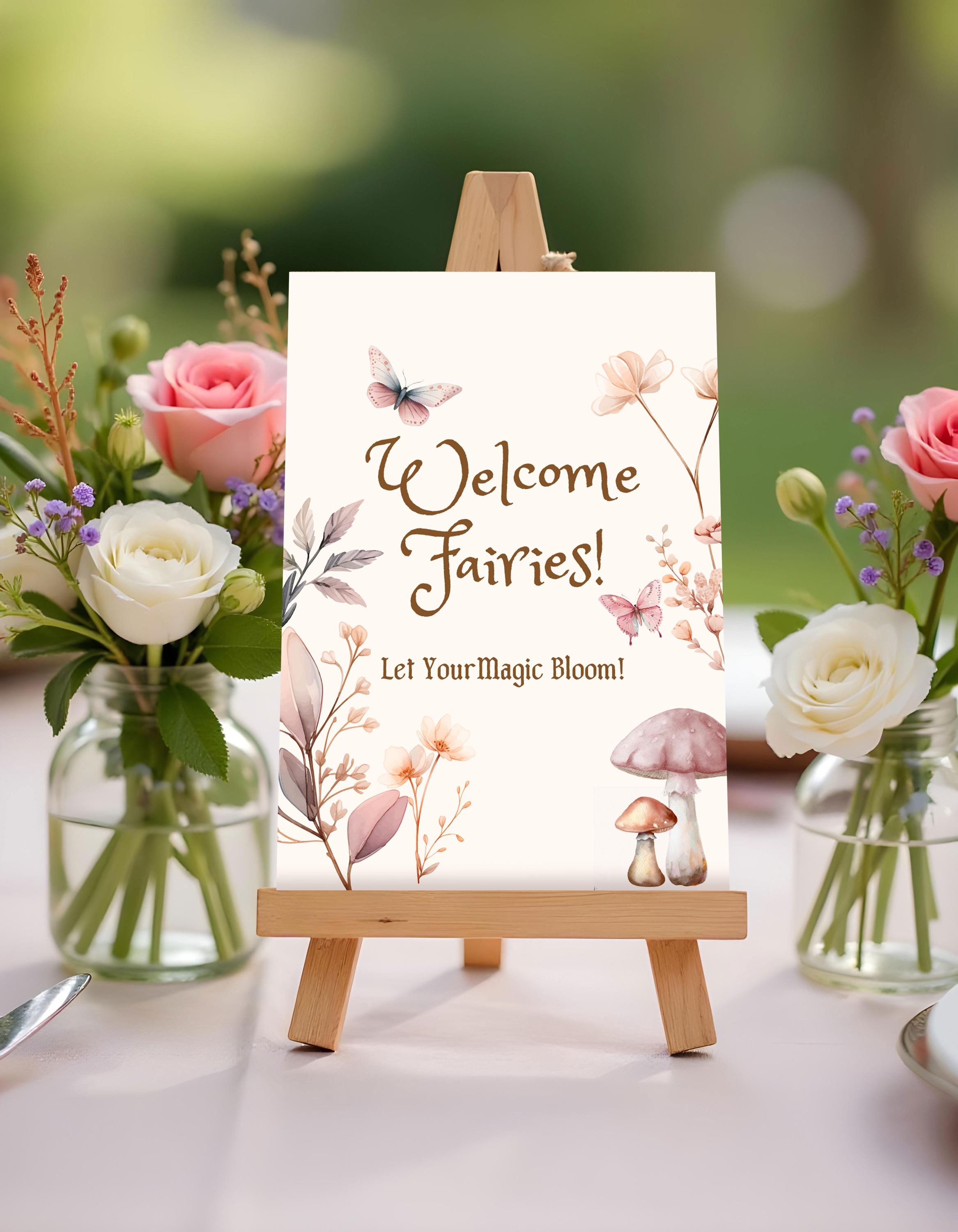 Fairy Garden Signs – Enchanted Decor Prints (digital File) - Etsy