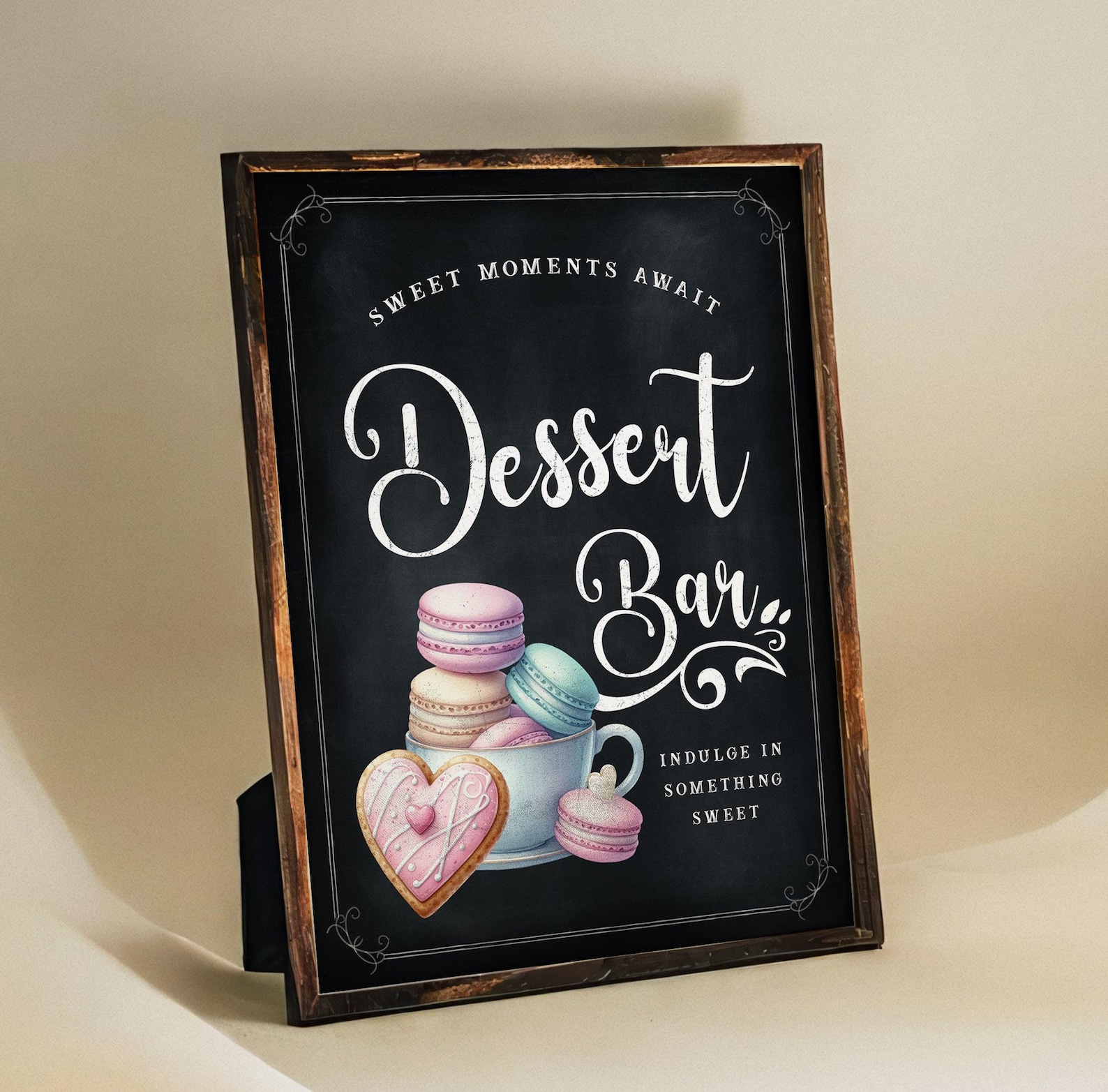 Dessert Bar - Dessert Station Sign - Chalkboard - Printable - Digital ...