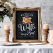 Waffle Bar - Waffle Station Sign - Chalkboard - Printable - Digital ...