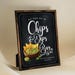 Chips & Dips Bar - Chips and Dips Station Sign - Chalkboard - Printable ...