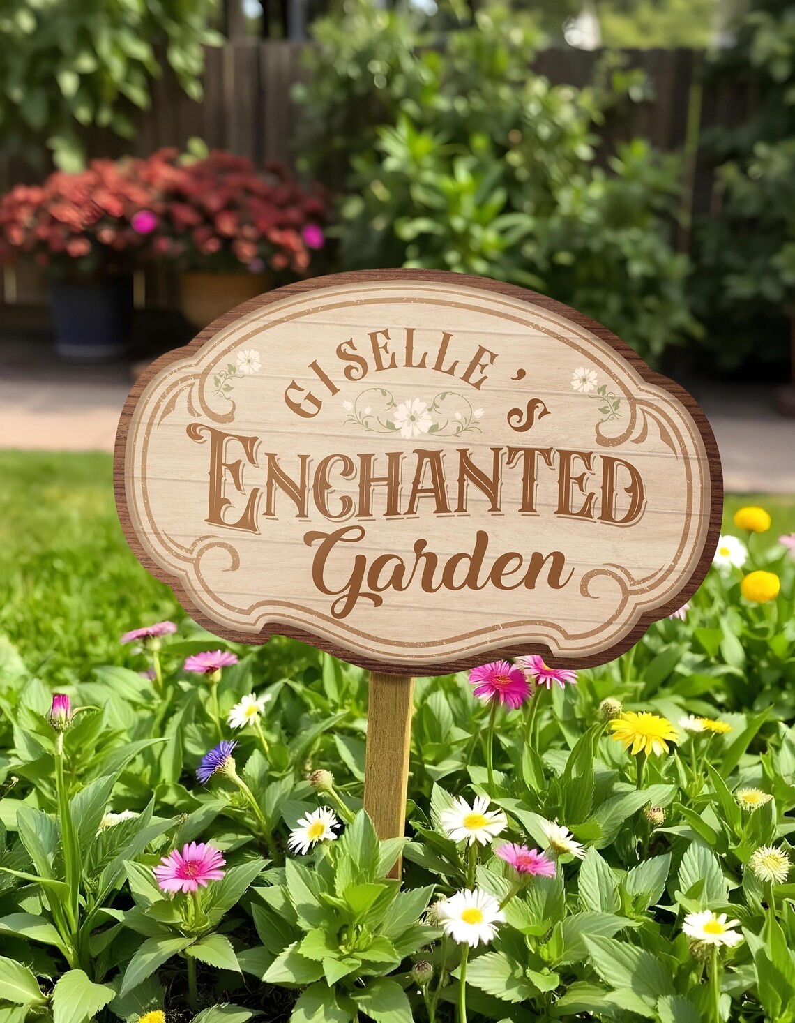 Editable Enchanted Garden Sign – Fairy Birthday, Baby Shower (digital ...