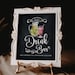 Drink Bar - Drink Station Sign - Chalkboard - Printable - Digital File ...