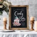 Candy Bar - Candy Station Sign - Chalkboard - Printable - Digital File ...