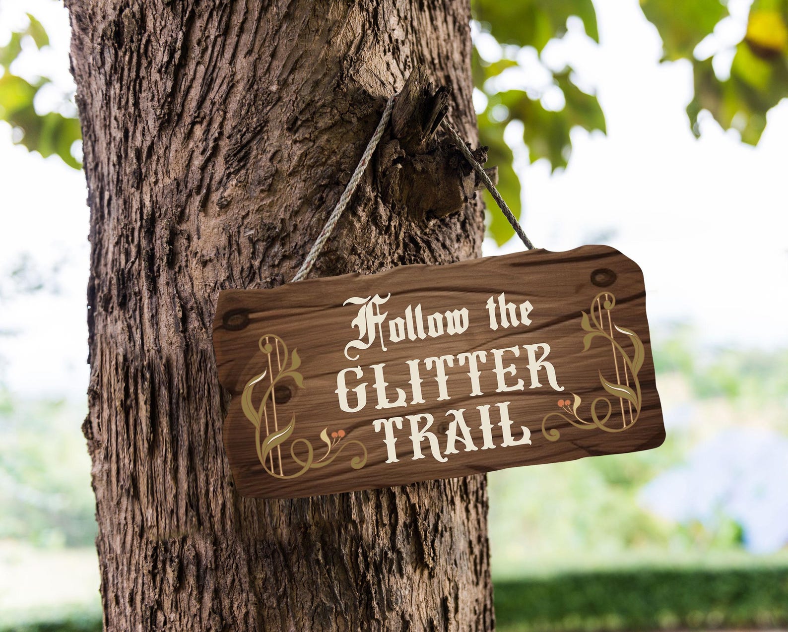 Fairy Garden Welcome Sign – Enchanted Forest Decor (digital File) - Etsy