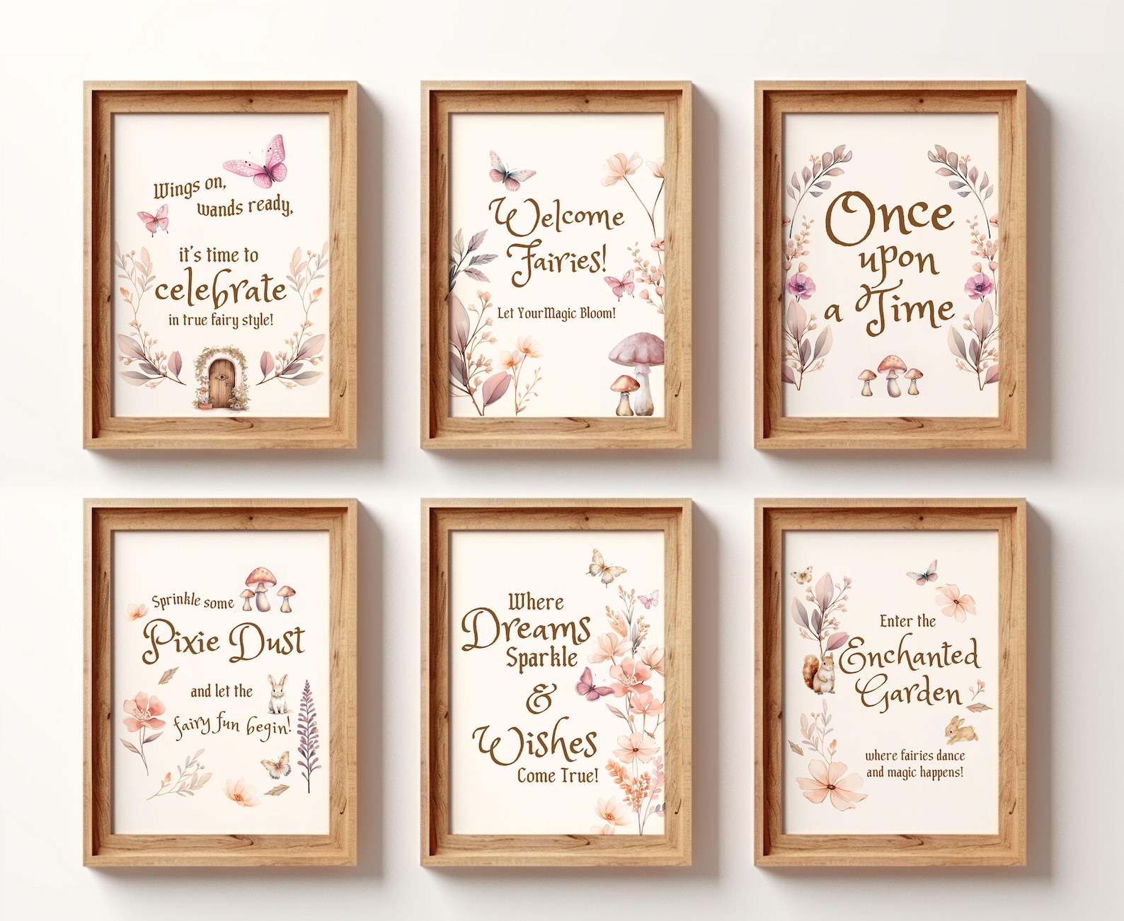 Fairy Garden Signs – Enchanted Decor Prints (digital File) - Etsy