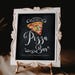 Pizza Bar - Pizza Station Sign - Chalkboard - Printable - Digital File ...