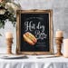 Hot Dog Bar Sign - Chalkboard Style Printable (digital File) - Etsy