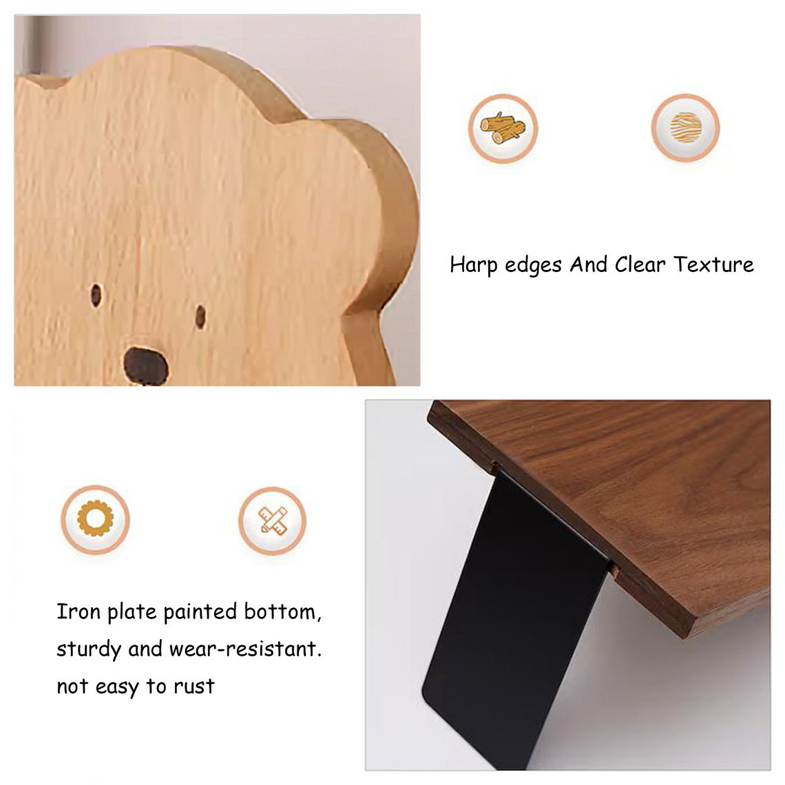 Custom Wood Bookend|reader Hobby Gift|cute Book Storage|personalized ...