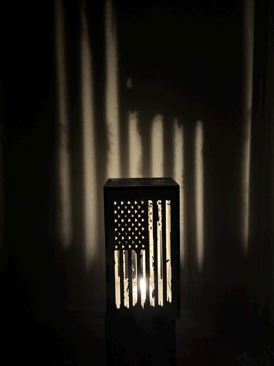 U.S. Army Forge Lantern – Distressed Flag WHITE Crate Appearance - Etsy