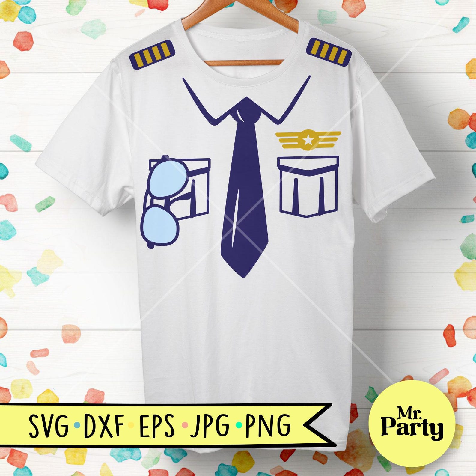 Pilot Uniform Svg, Pilot Costume Svg, Pilot Svg, Halloween Shirt Svg ...