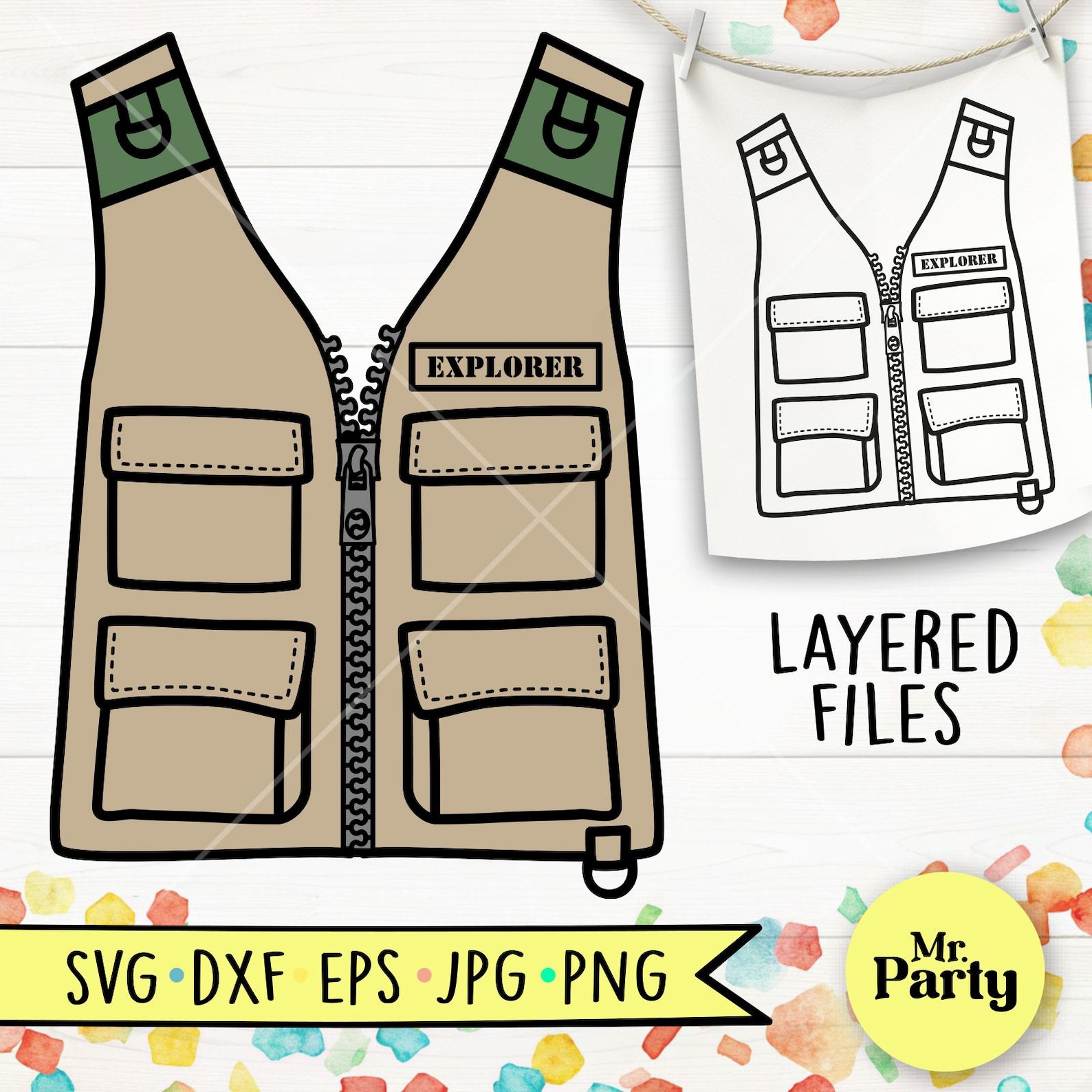 Safari Uniform Svg, Safari Costume SVG, Safari Shirt Svg, Halloween ...