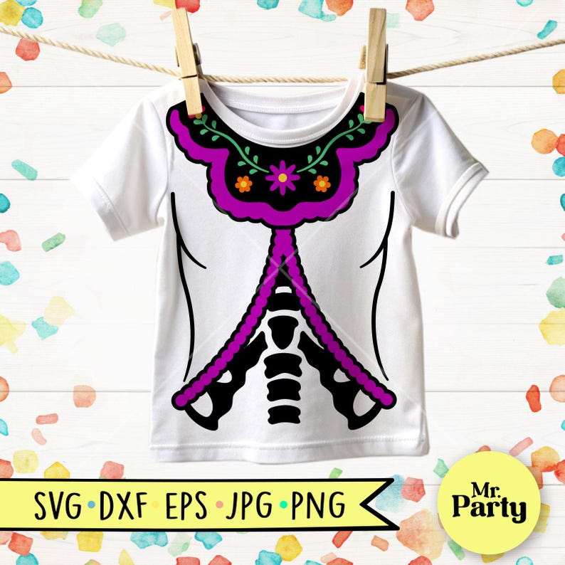 Catrina Svg, Catrina Costume Svg, Catrina Dress, Skeleton Costume ...