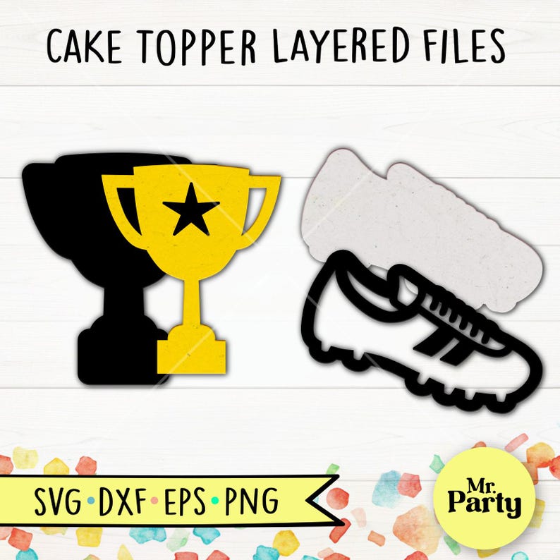 Soccer 1st Birthday SVG, Soccer Cake Topper Svg, Decoration Soccer ...