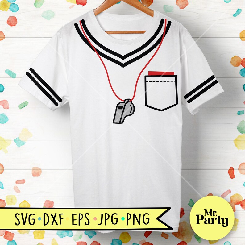 Referee Svg, Referee Uniform Svg, Referee Shirt Svg, Halloween Shirt ...