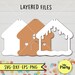 Christmas Banner Svg, Candy Garland SVG, Gingerbread House Garland SVG ...