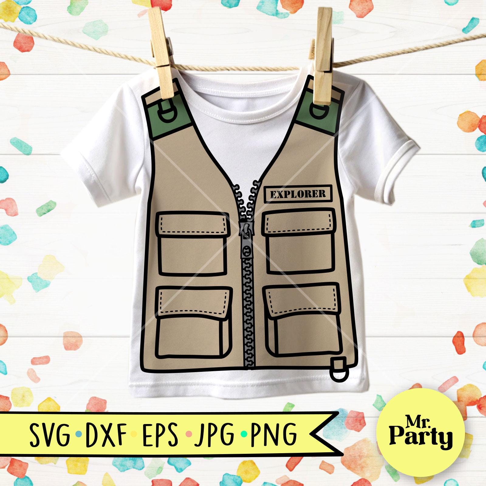 Safari Uniform Svg, Safari Costume SVG, Safari Shirt Svg, Halloween ...