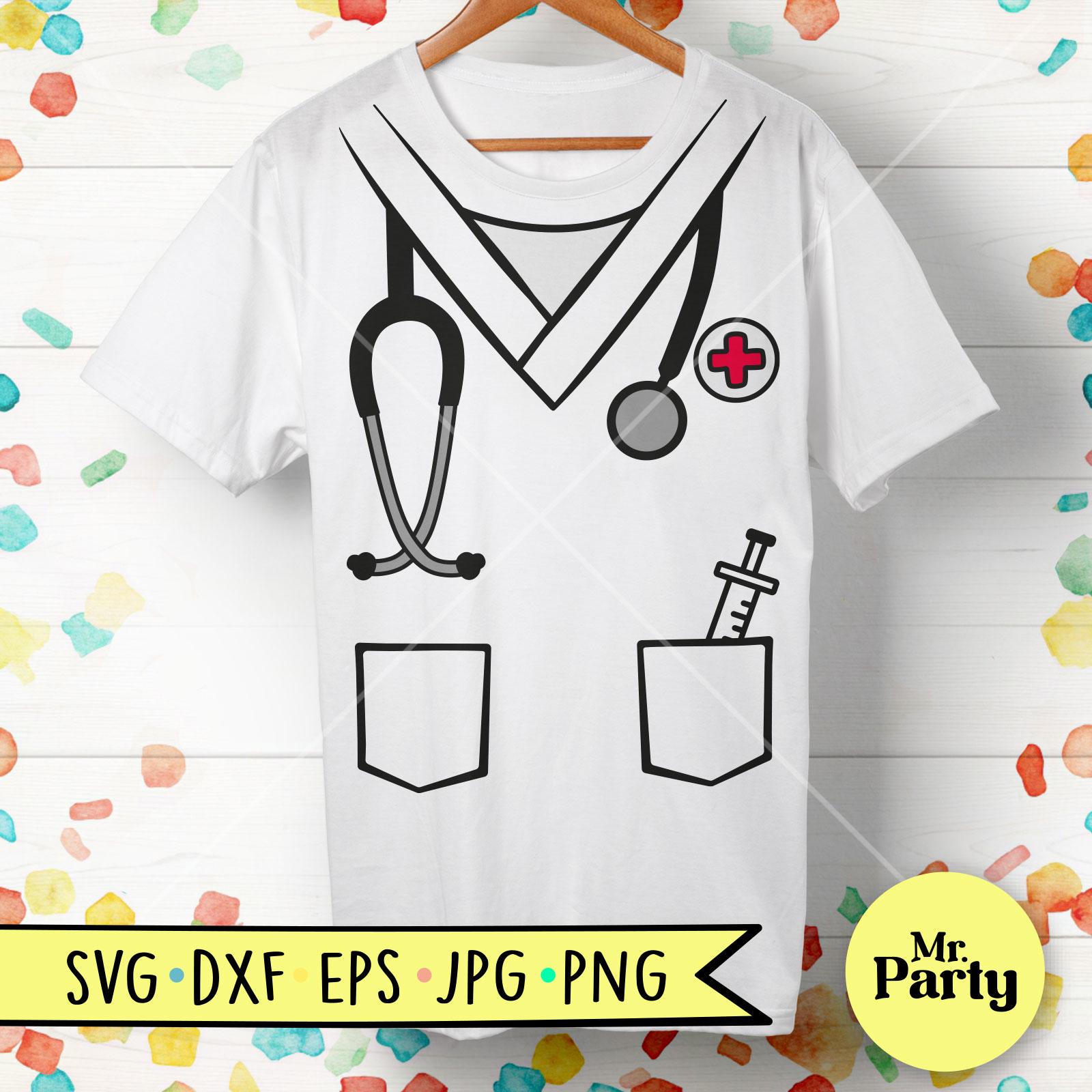 Nurse Uniform Svg, Nurse Costume SVG, Nurse Shirt Svg, Halloween Shirt ...