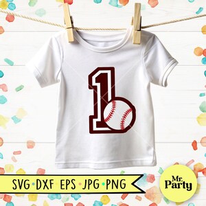 Baseball 1st Birthday SVG, Baseball Cake Topper Svg, Decoration ...