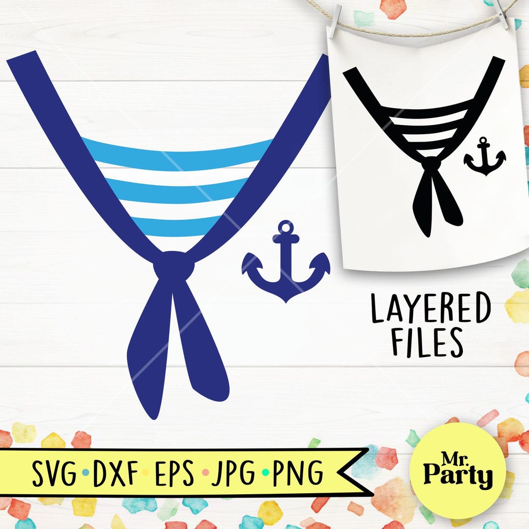 Sailor Costume Svg, Sailor SVG, Costume SVG, Sailor Shirt Svg ...