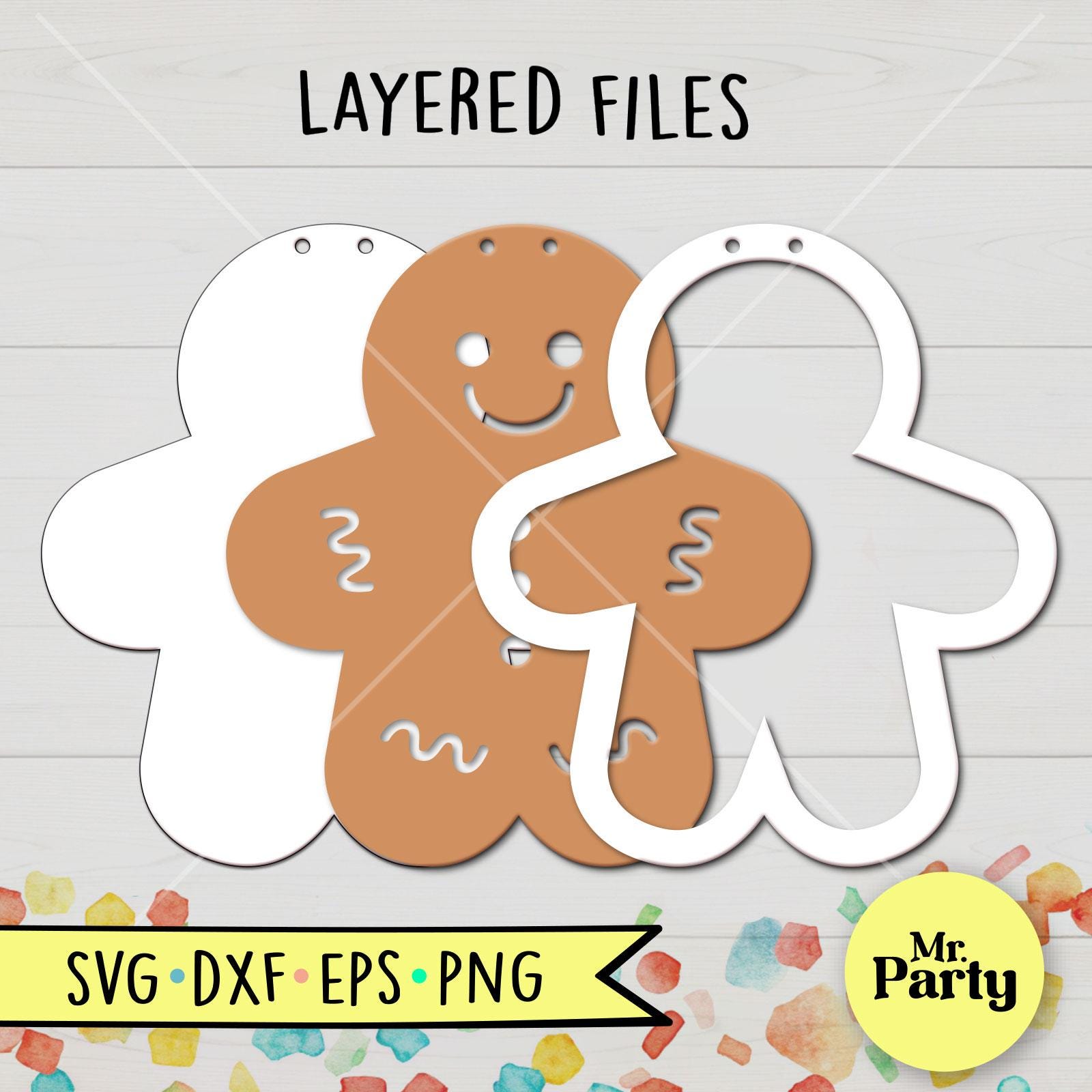 Christmas Banner Svg, Candy Garland SVG, Gingerbread House Garland SVG ...