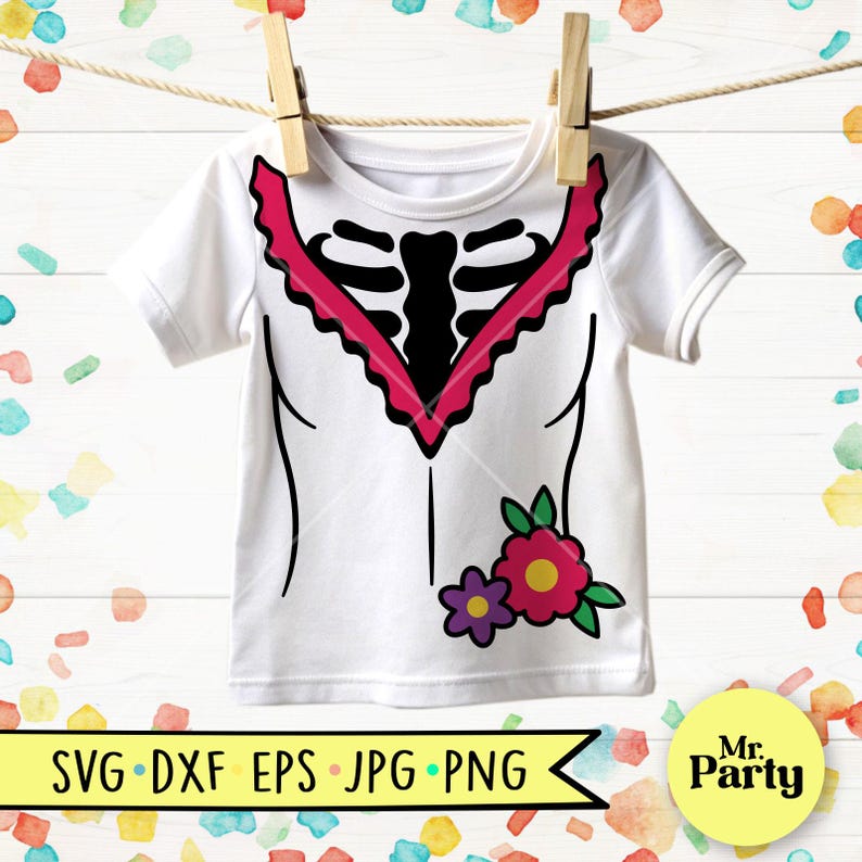Catrina Svg, Catrina Costume Svg, Catrina Dress, Skeleton Costume ...