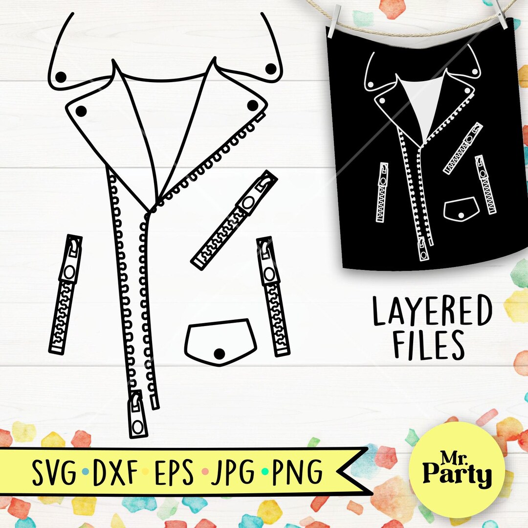 Biker Jacket Svg, Motorcycle Jacket Svg, Biker Svg, Leather Jacket Svg ...