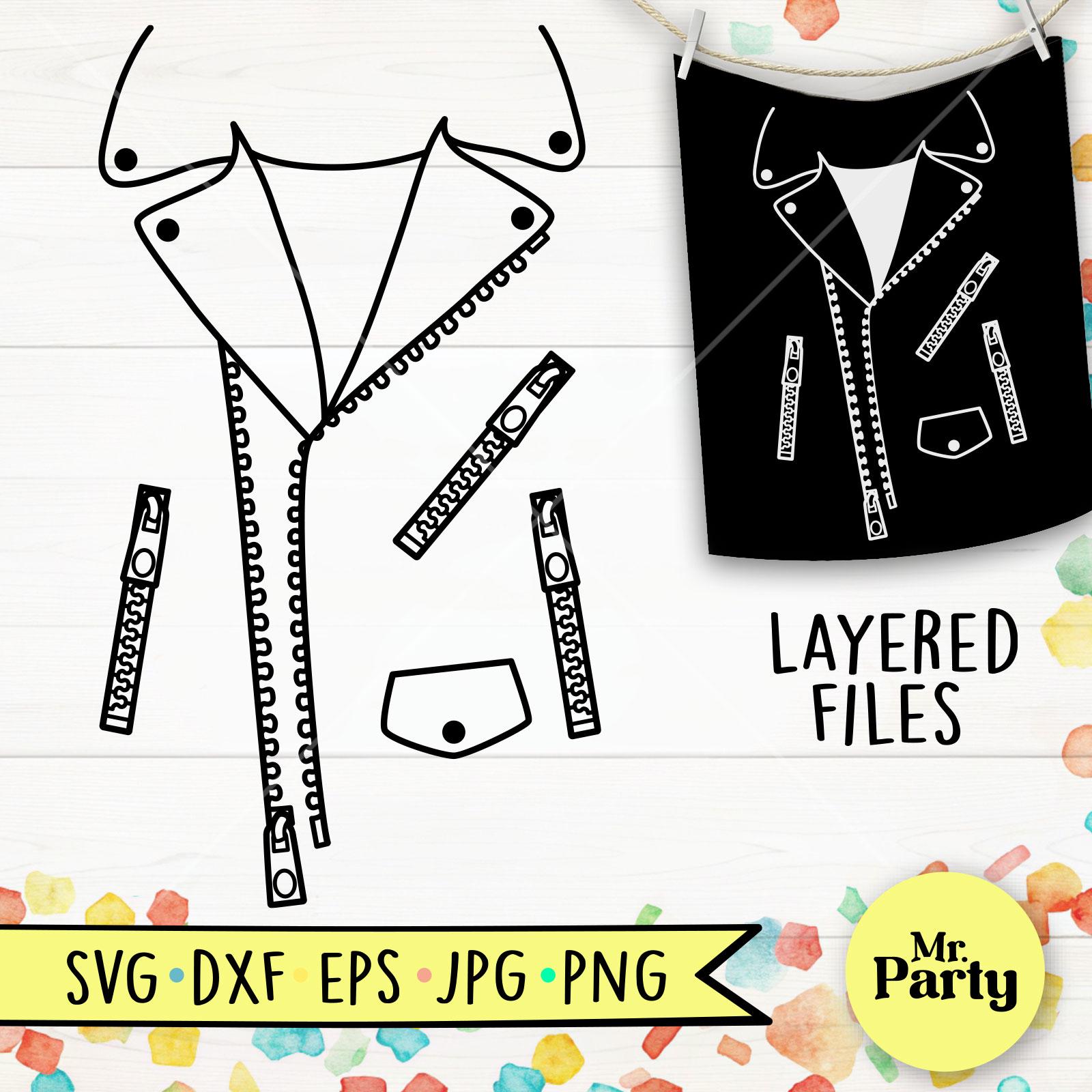 Biker Jacket Svg, Motorcycle Jacket Svg, Biker Svg, Leather Jacket Svg ...