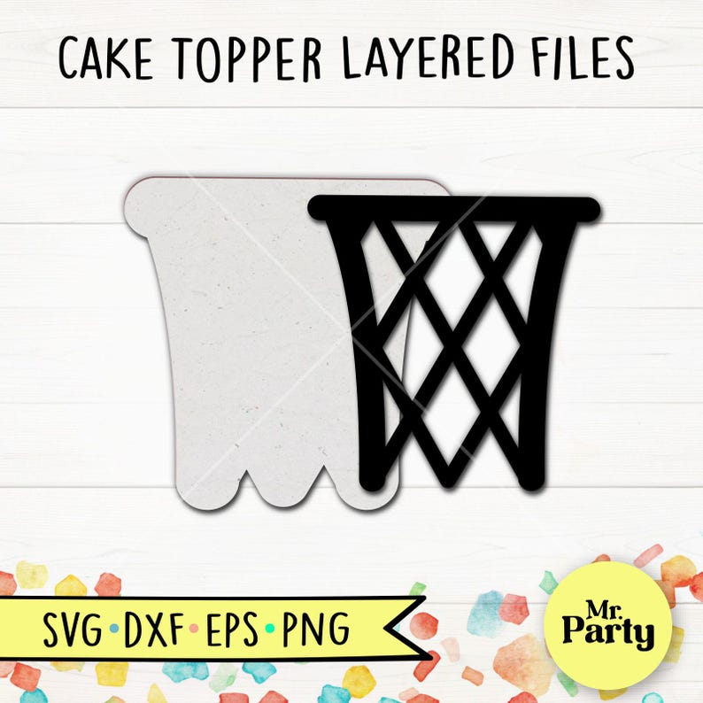 Basketball 8th Birthday SVG, Basketball Cake Topper Svg, Decoration ...