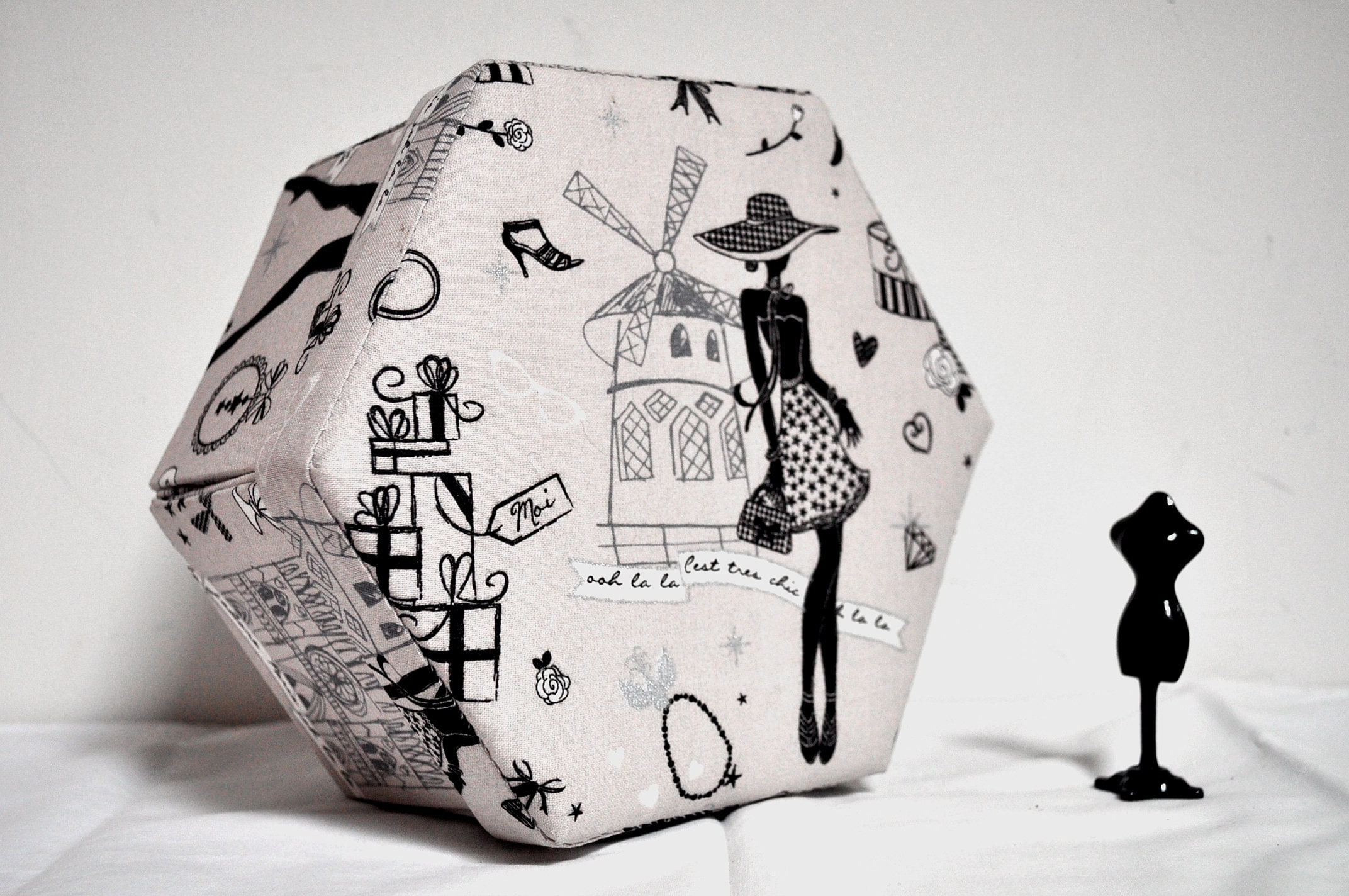 Hexagonal Sewing Box PDF Tutorial Tialys Cartonnage - Etsy UK