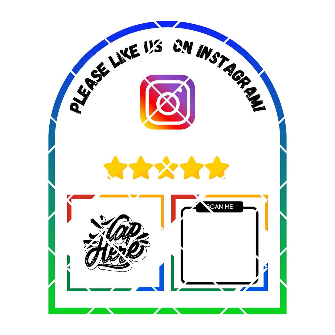 Please Leave Us a Review With Like Us on Social Media Bundle PNG ...