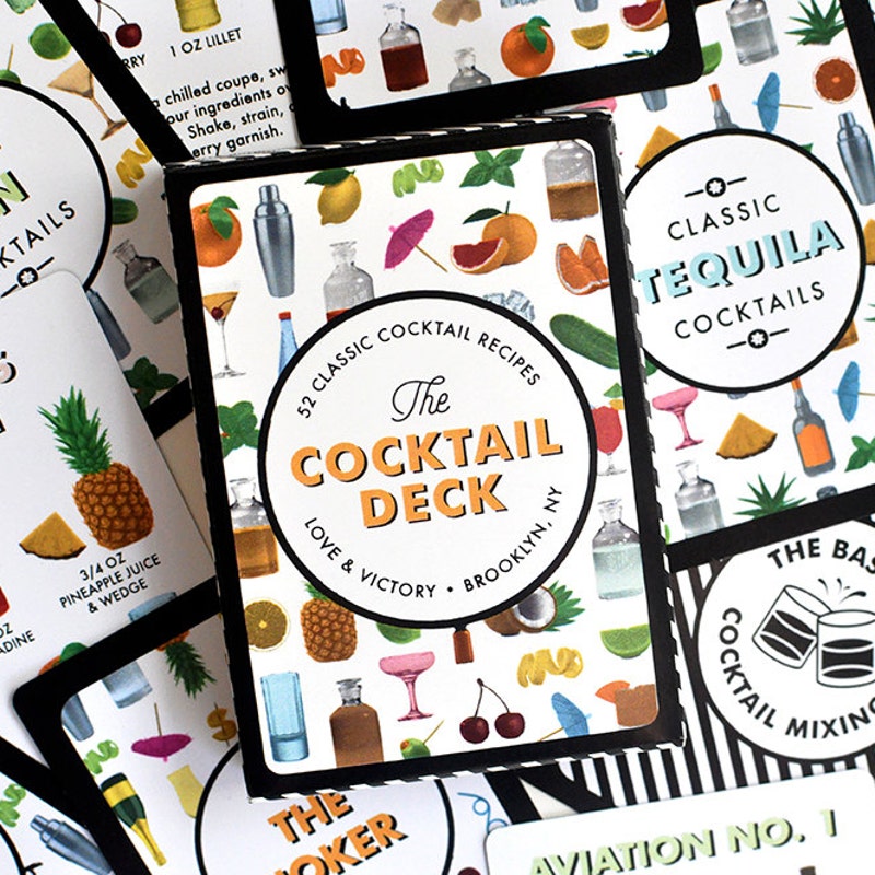 Cocktail Cards - Etsy
