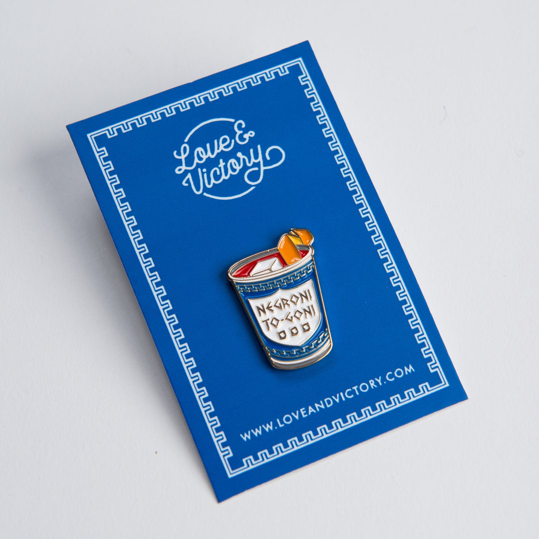 Negroni To-goni Pin Cocktail Gift - Etsy
