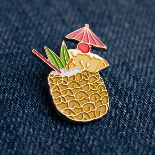 Whiskey Cocktail Enamel Pin Drinks and Alcohol Themed Gift - Etsy