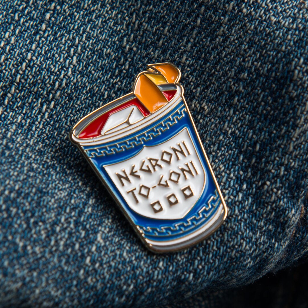 Negroni To-goni Pin - Cocktail Gift - Etsy