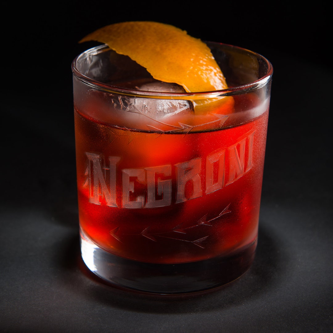 Negroni Glass With Hand Engraving - Etsy