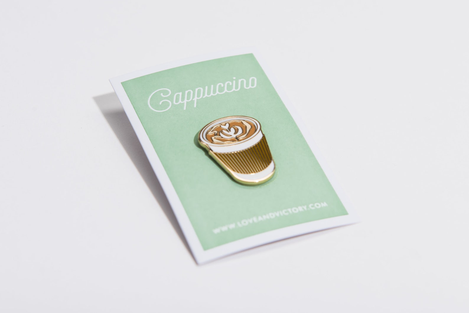 Cappuccino Pin Food Pin Barista Gift - Etsy