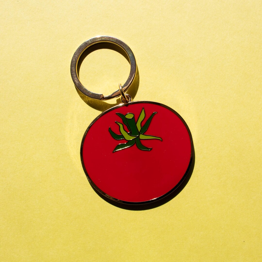 Tomato Keychain: Foodie Gift - Etsy