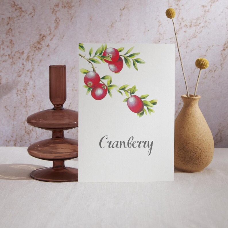 Berry Table Number Cards: Fruit Theme Reception, 4x6 (PDF Format) - Etsy