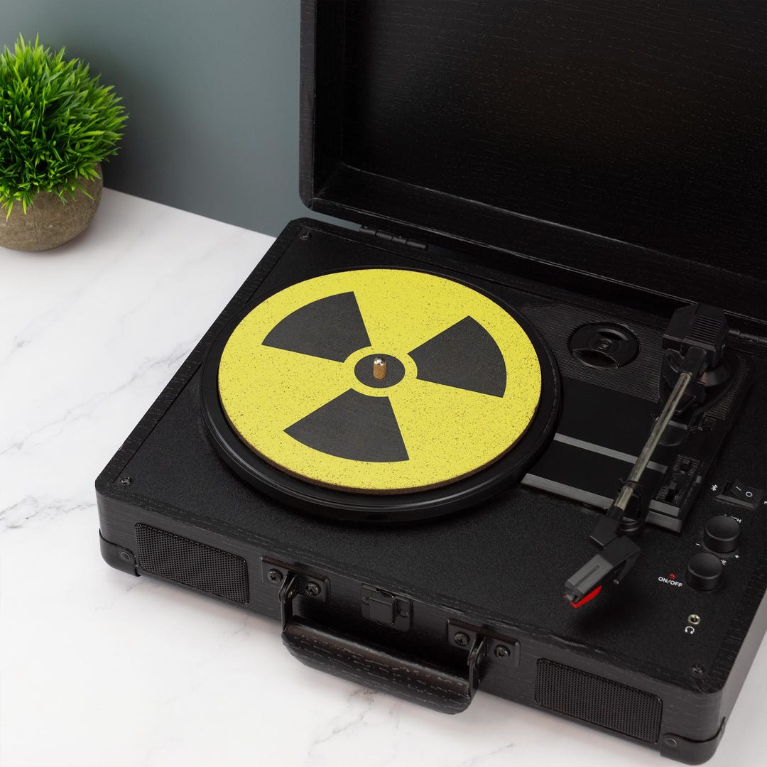 Radioactive Symbol Record Player Slip Mat Turn Table DJ Slip Mat - Etsy