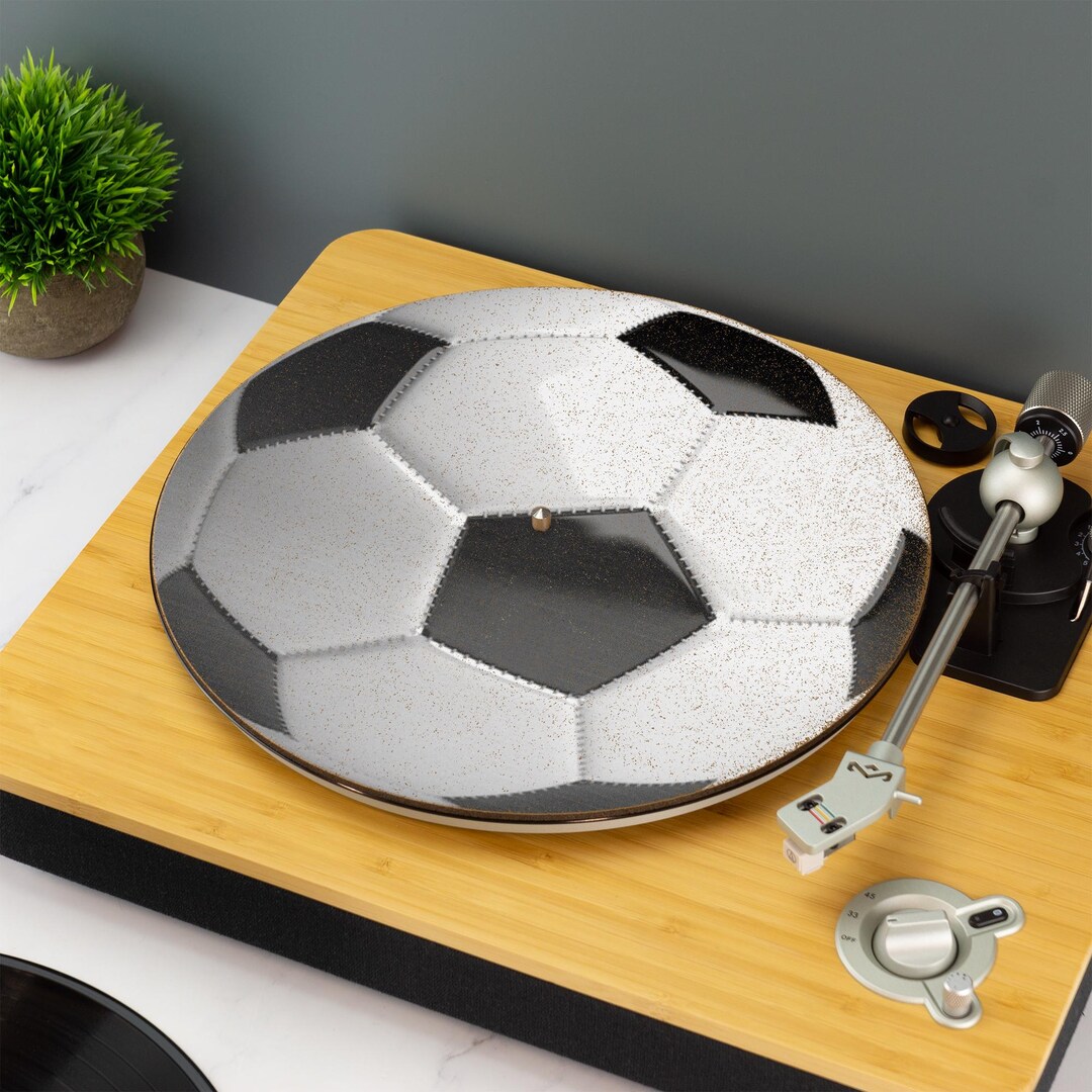 Football Soccer Ball Record Player Slip Mat Turn Table DJ Slip Mat - Etsy