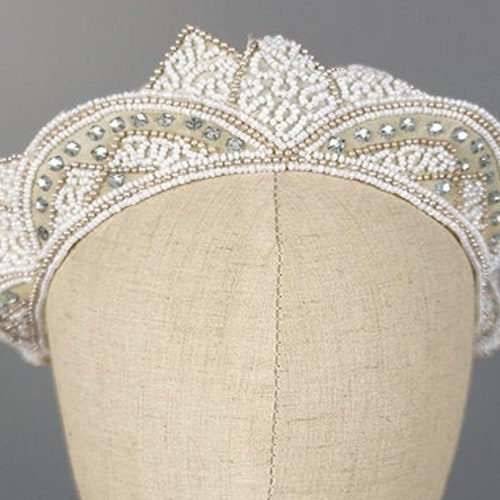 Original Art Deco Beaded Juliet Cap - Etsy