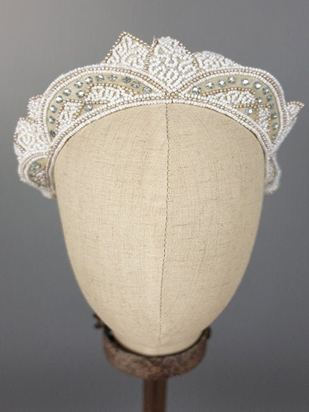 Original Art Deco Beaded Juliet Cap - Etsy