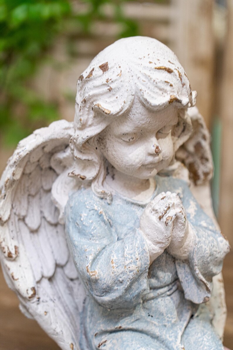 Kneeling Praying Little Angel Statue Cute Guardian Angel Statue Angel ...