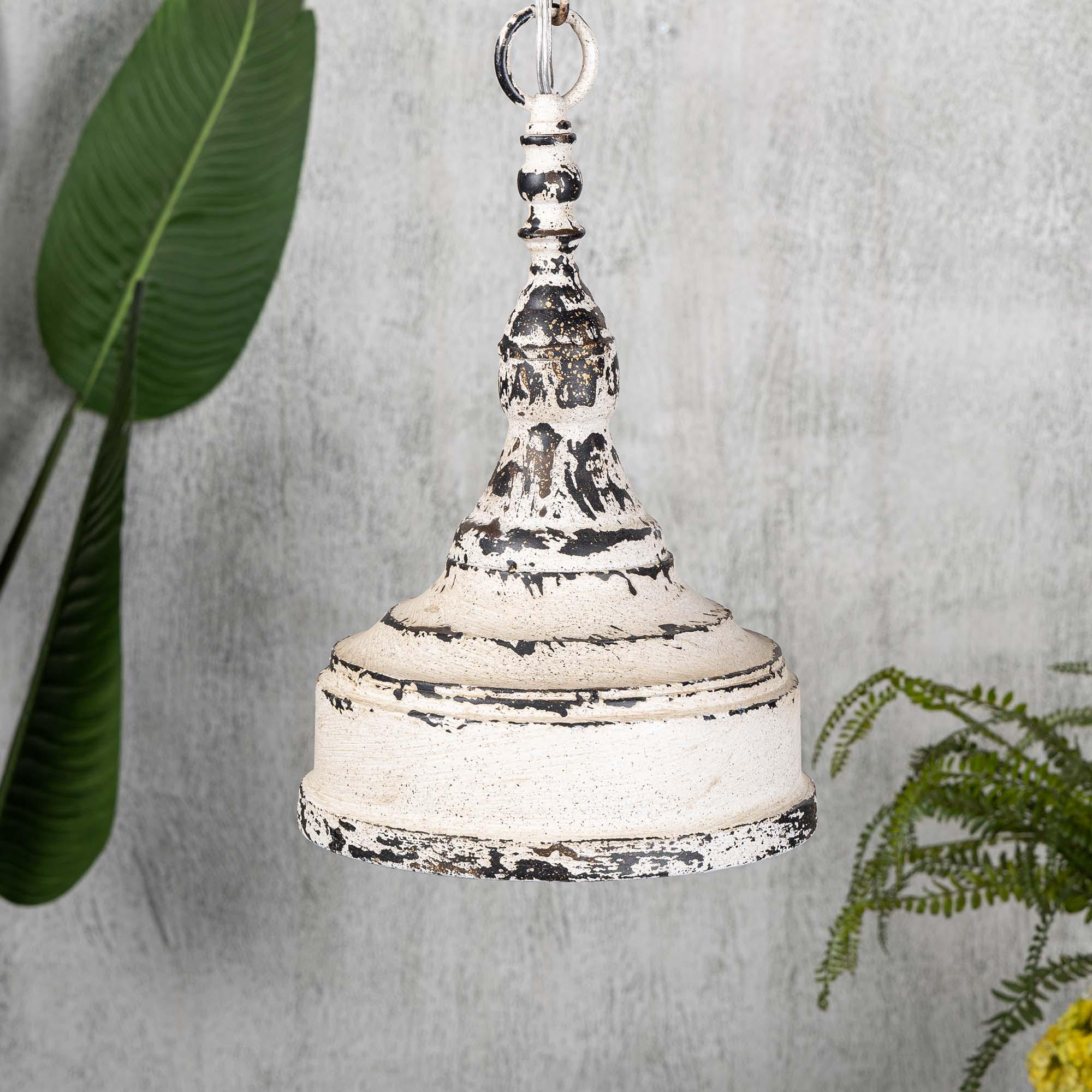Antique Ivory Pendant Light Farmhouse Pendant Light Metal Pendant Light ...