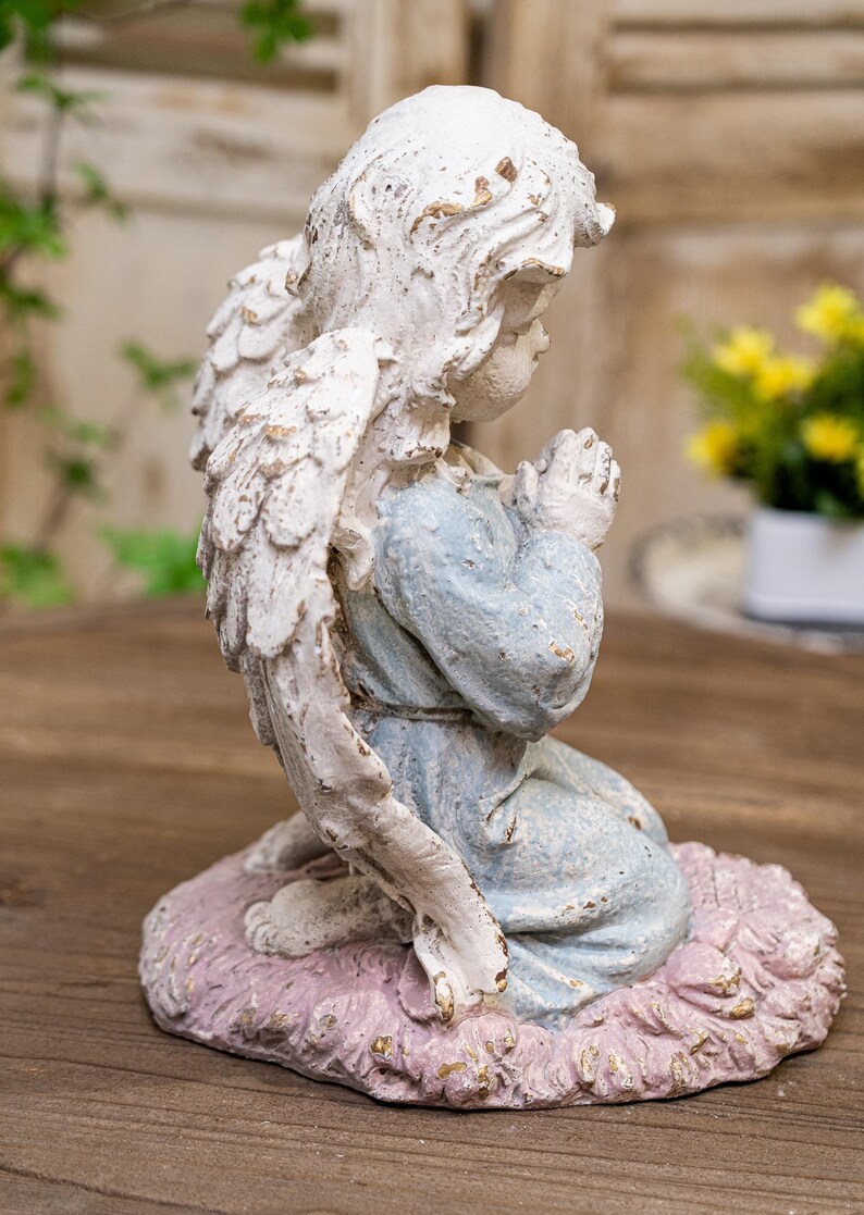 Kneeling Praying Little Angel Statue Cute Guardian Angel Statue Angel ...
