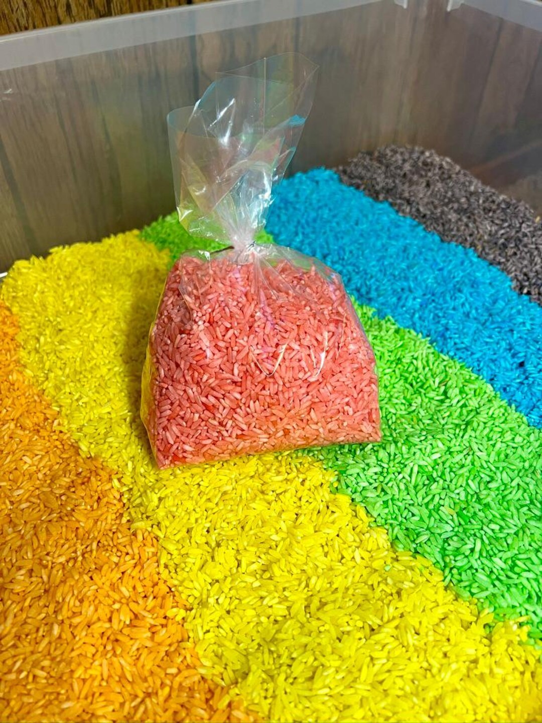 Rainbow Sensory Rice Perfect for Sensory Play, Crafts, & Fun Activities ...