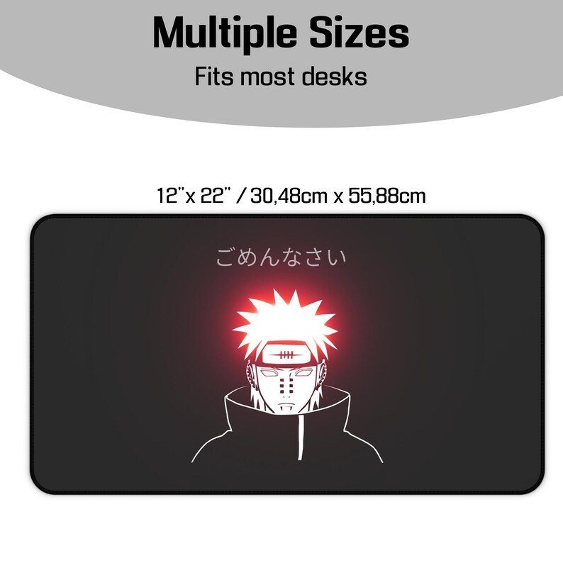 Pain Naruto Mouse Pad, Epic Akatsuki Design, Premium Gaming Desk Mat ...
