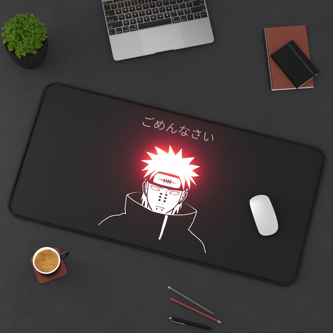 Pain Naruto Mouse Pad, Epic Akatsuki Design, Premium Gaming Desk Mat ...