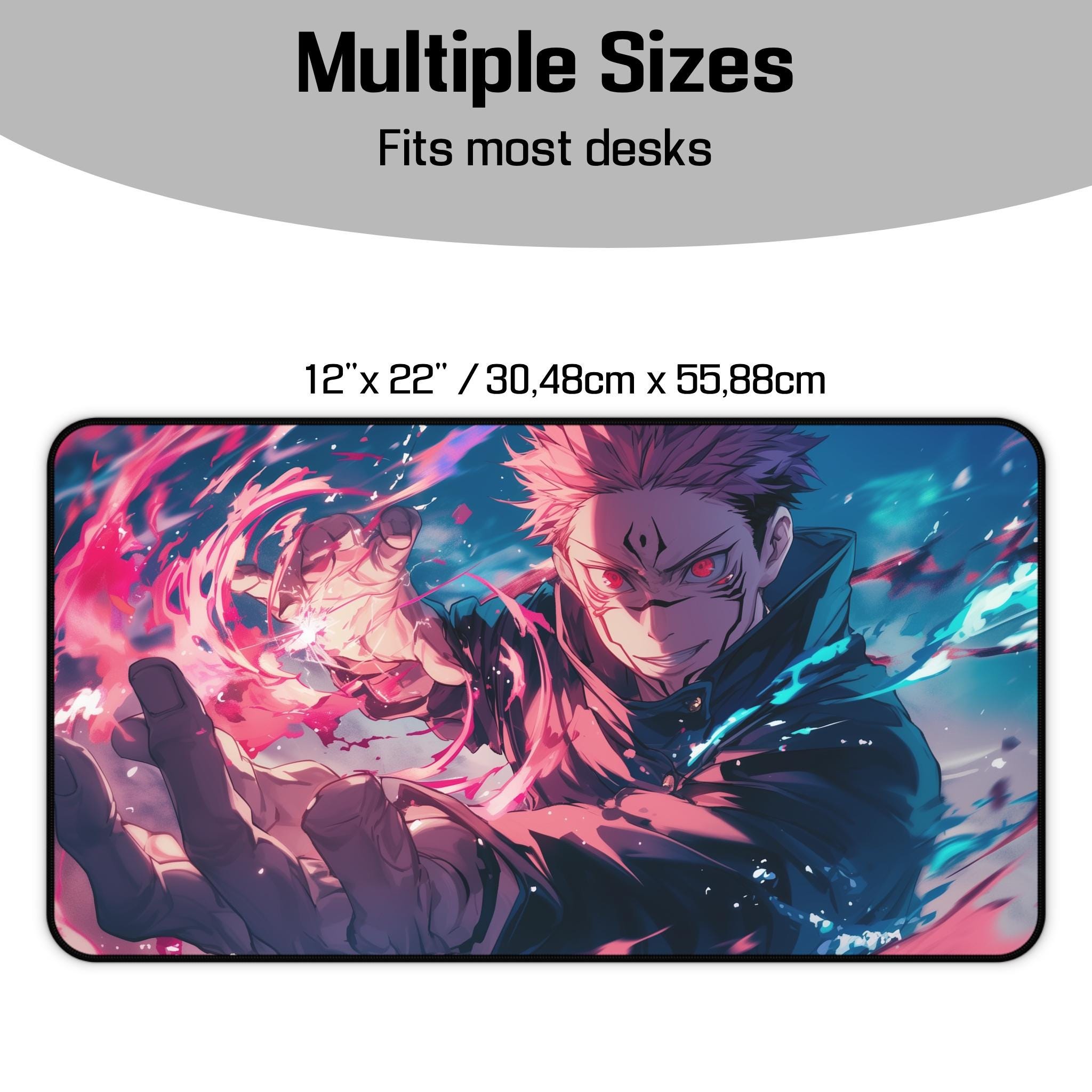 Yuji Itadori Jujutsu Kaisen Mouse Pad , Premium Anime Desk Mat for Fans ...